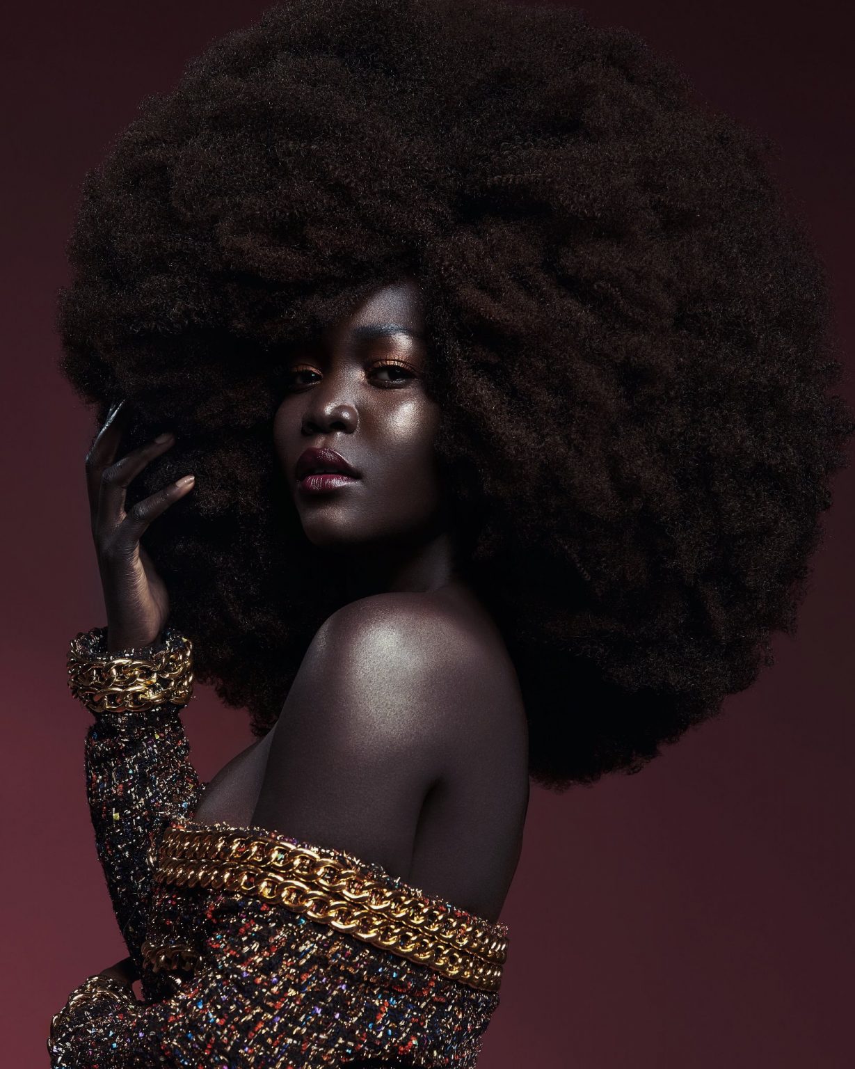 Sudanese Model Nyakim Gatwech Enters Guinness Book Of Records For ...